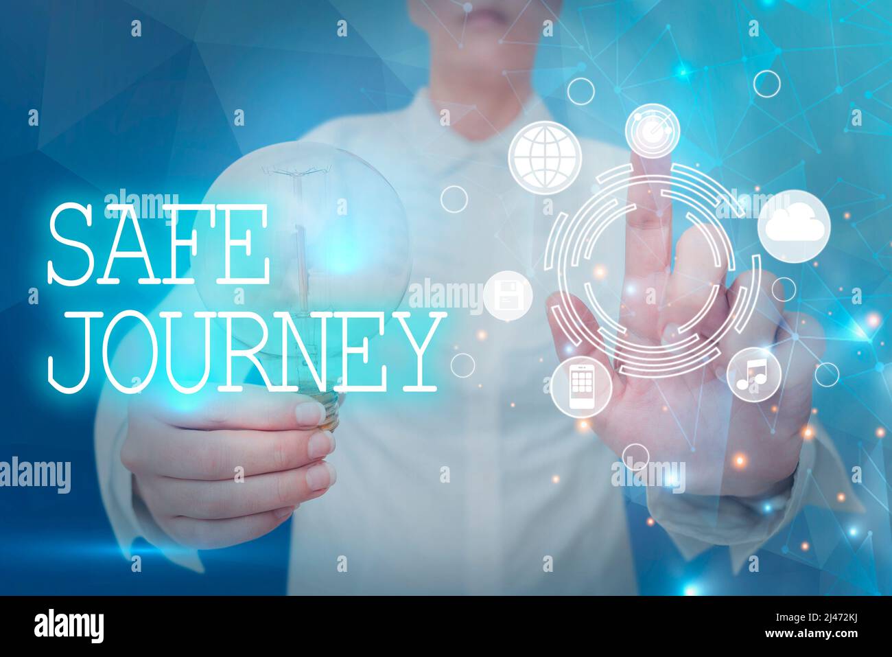 Inspiration showing sign Safe Journey. Internet Concept Blessing Bid ...