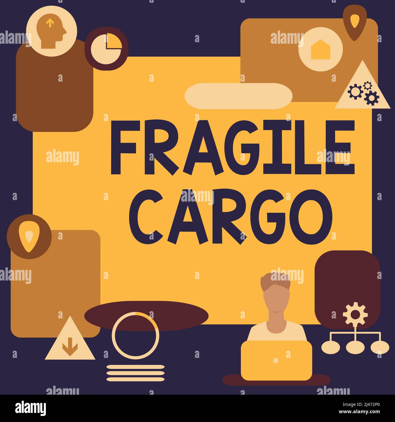 Inspiration showing sign Fragile Cargo. Conceptual photo Breakable ...