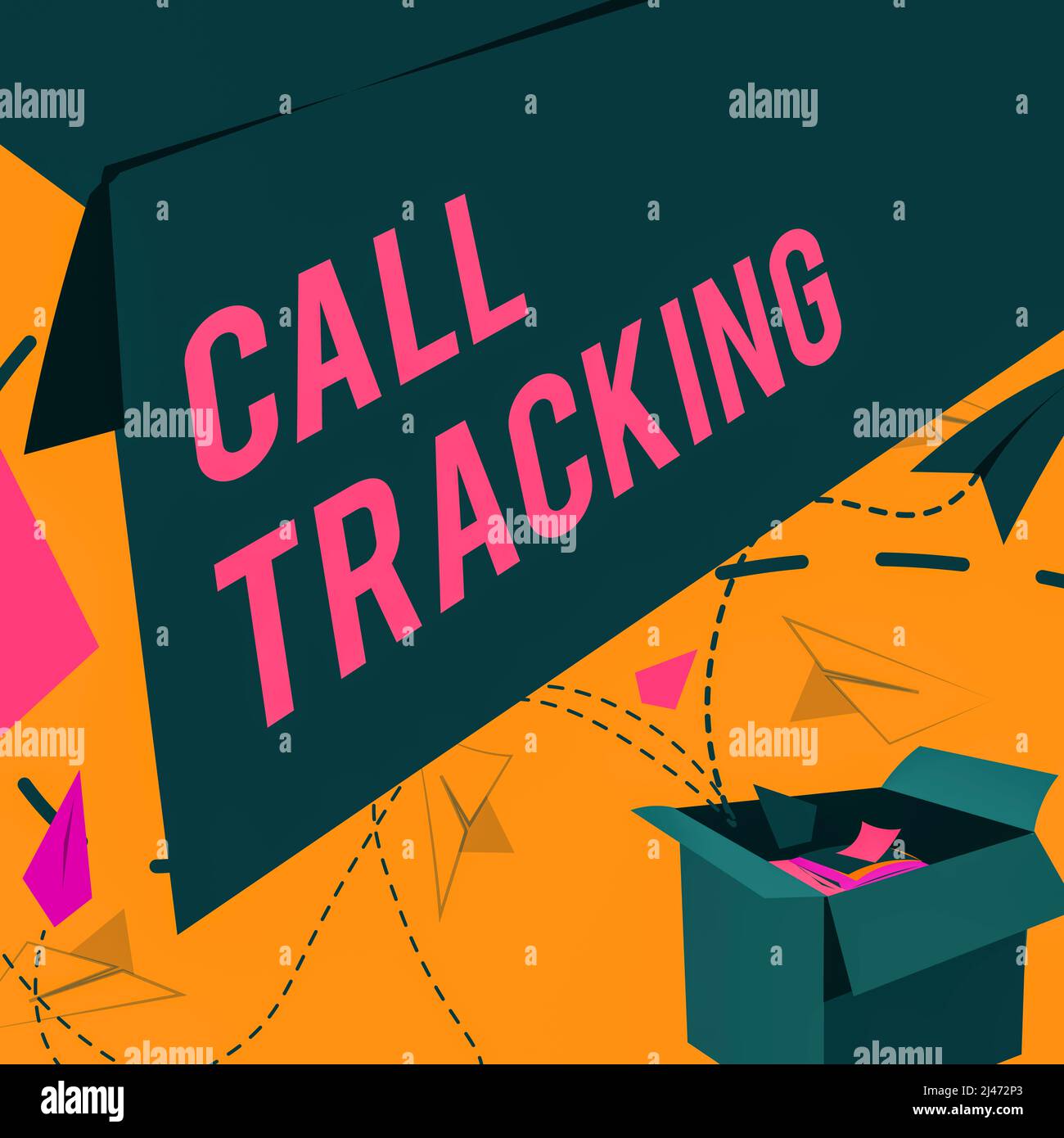 Hand writing sign Call Tracking. Business showcase Organic search ...