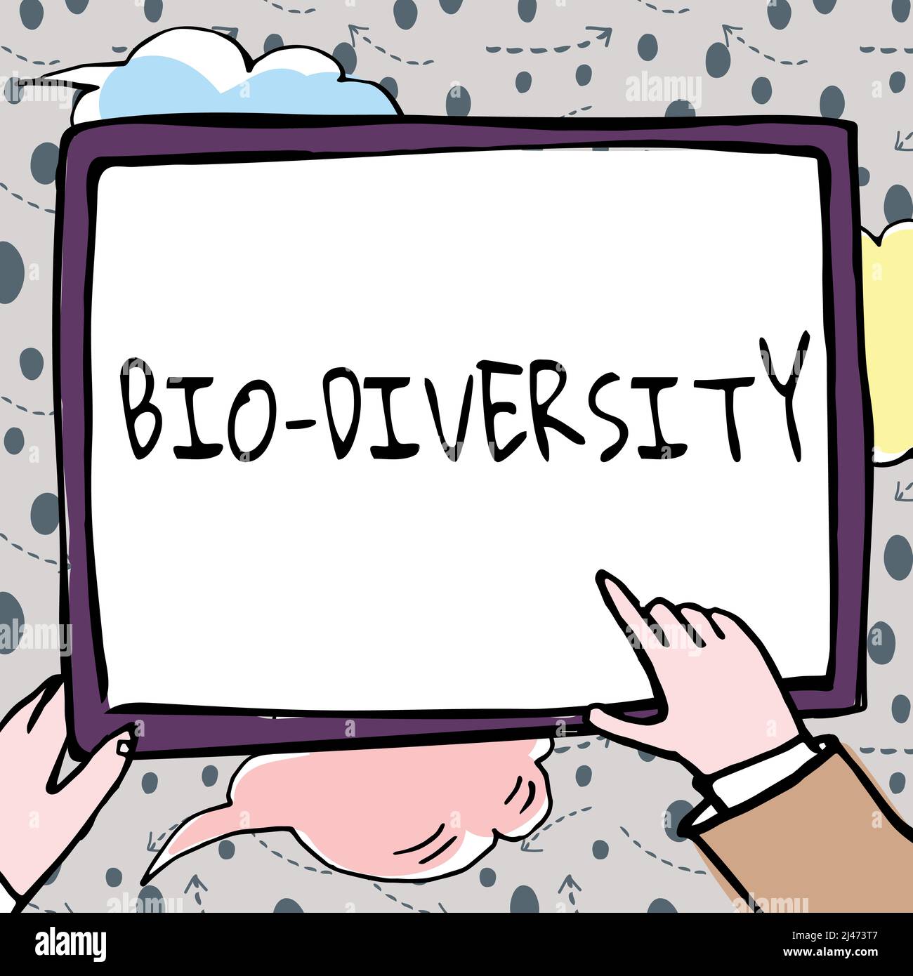 Writing displaying text Bio Diversity. Internet Concept Variety of Life ...