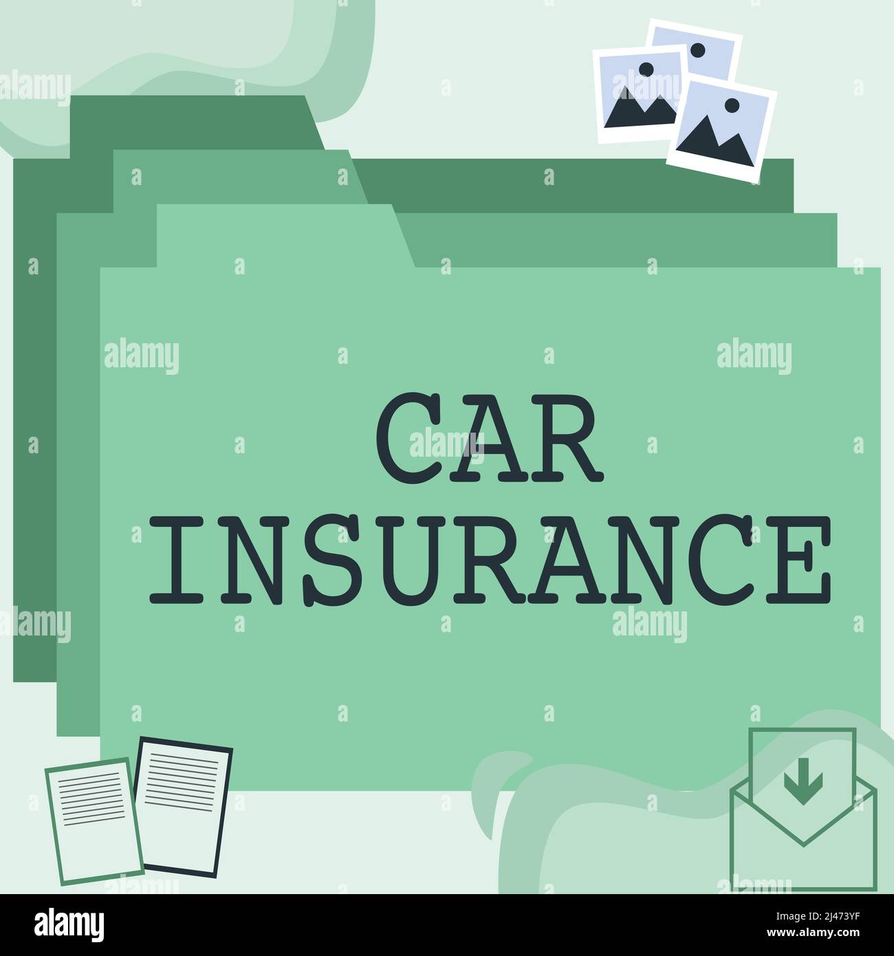 Conceptual caption Car Insurance. Conceptual photo Accidents coverage ...