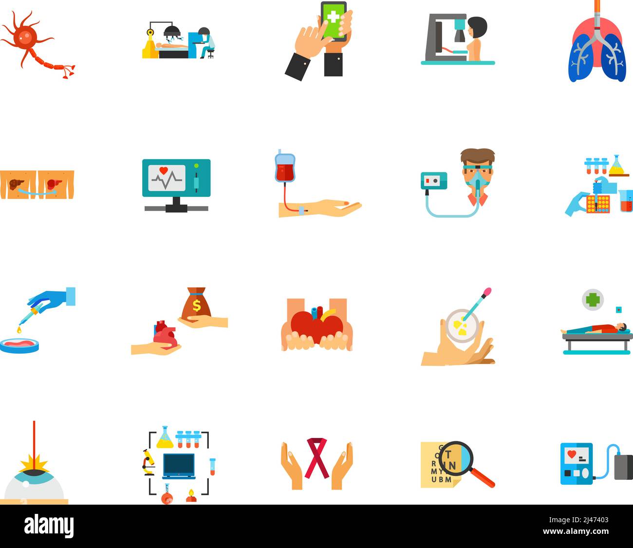 Viral infection icon set. Can be used for topics like disease ...