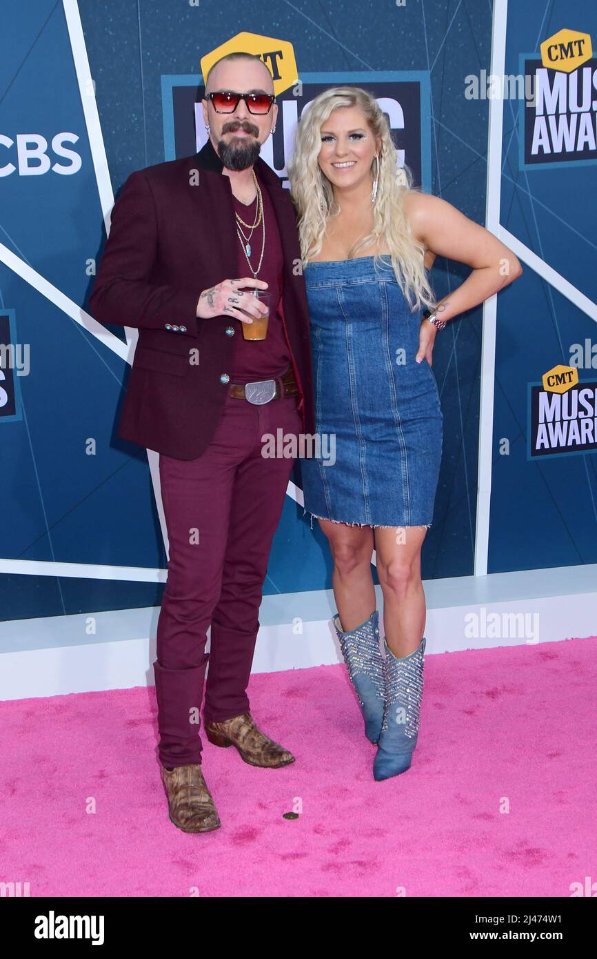 11 April 2022 - Nashville, Tennessee - Elvie Shane. 2022 CMT Music ...