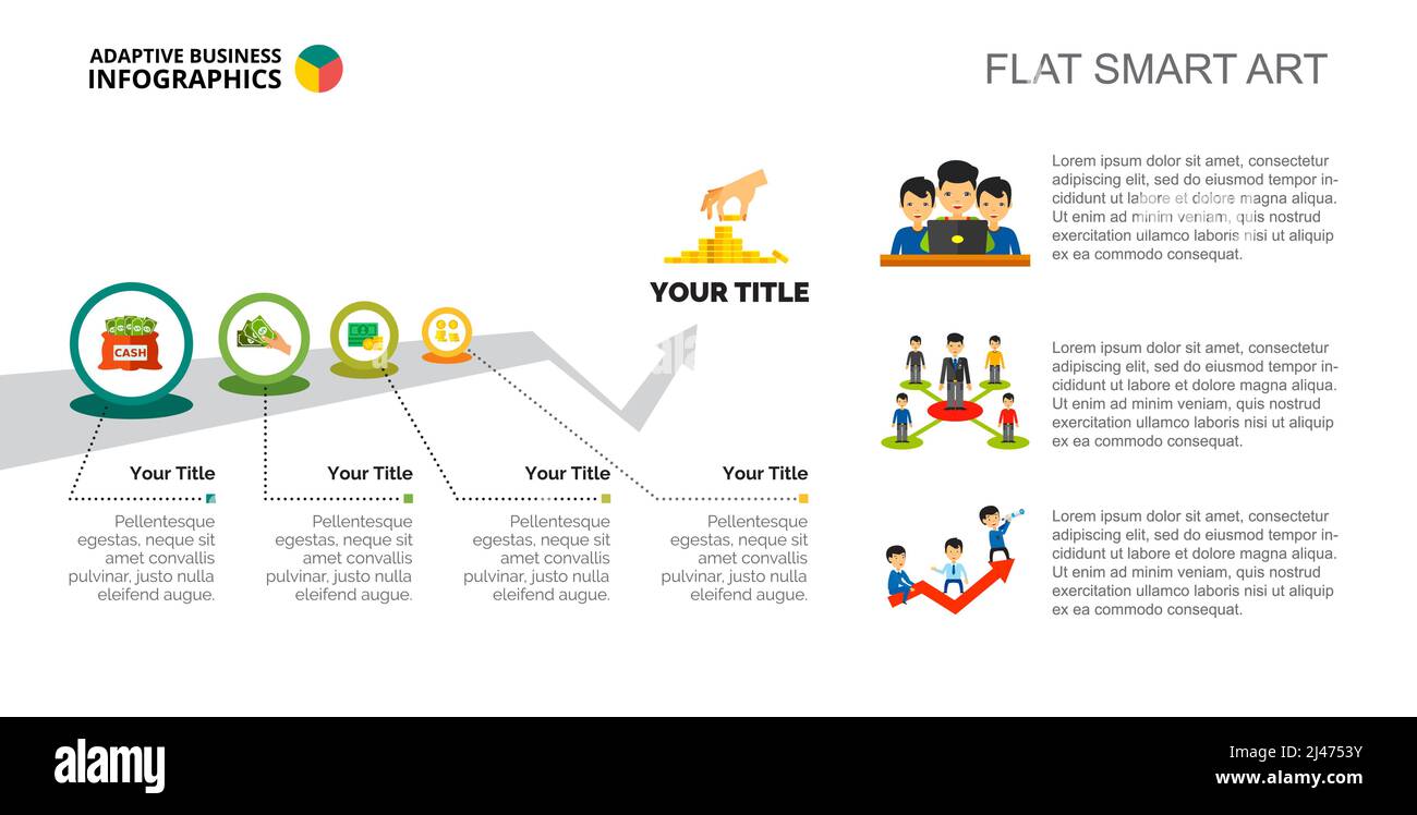 Process chart. Arrow diagram, graph, layout. Creative concept for ...