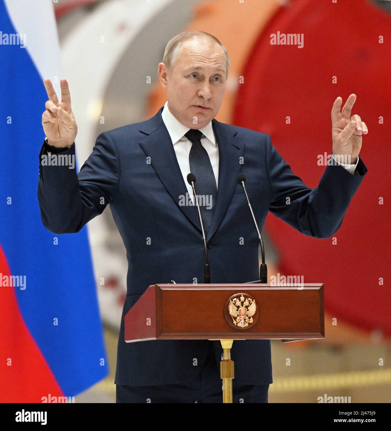 Russian President Vladimir Putin's working trip to the Vostochny ...