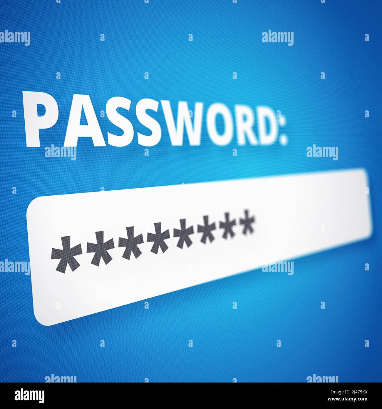 You shall not pass without a password. Shot of the login page of a ...