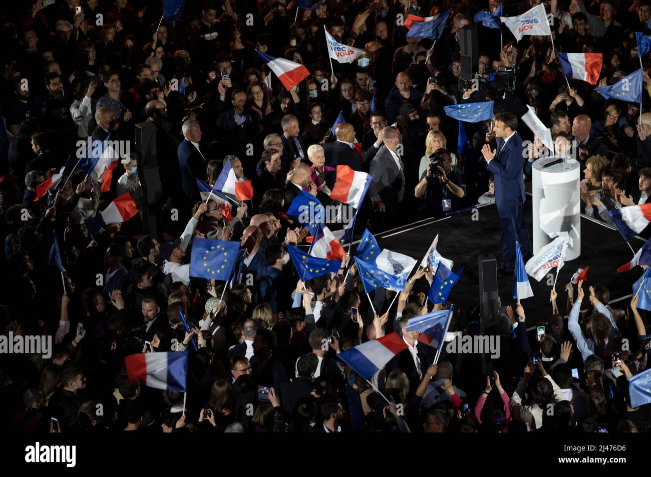 France's President and French liberal party La Republique en Marche ...