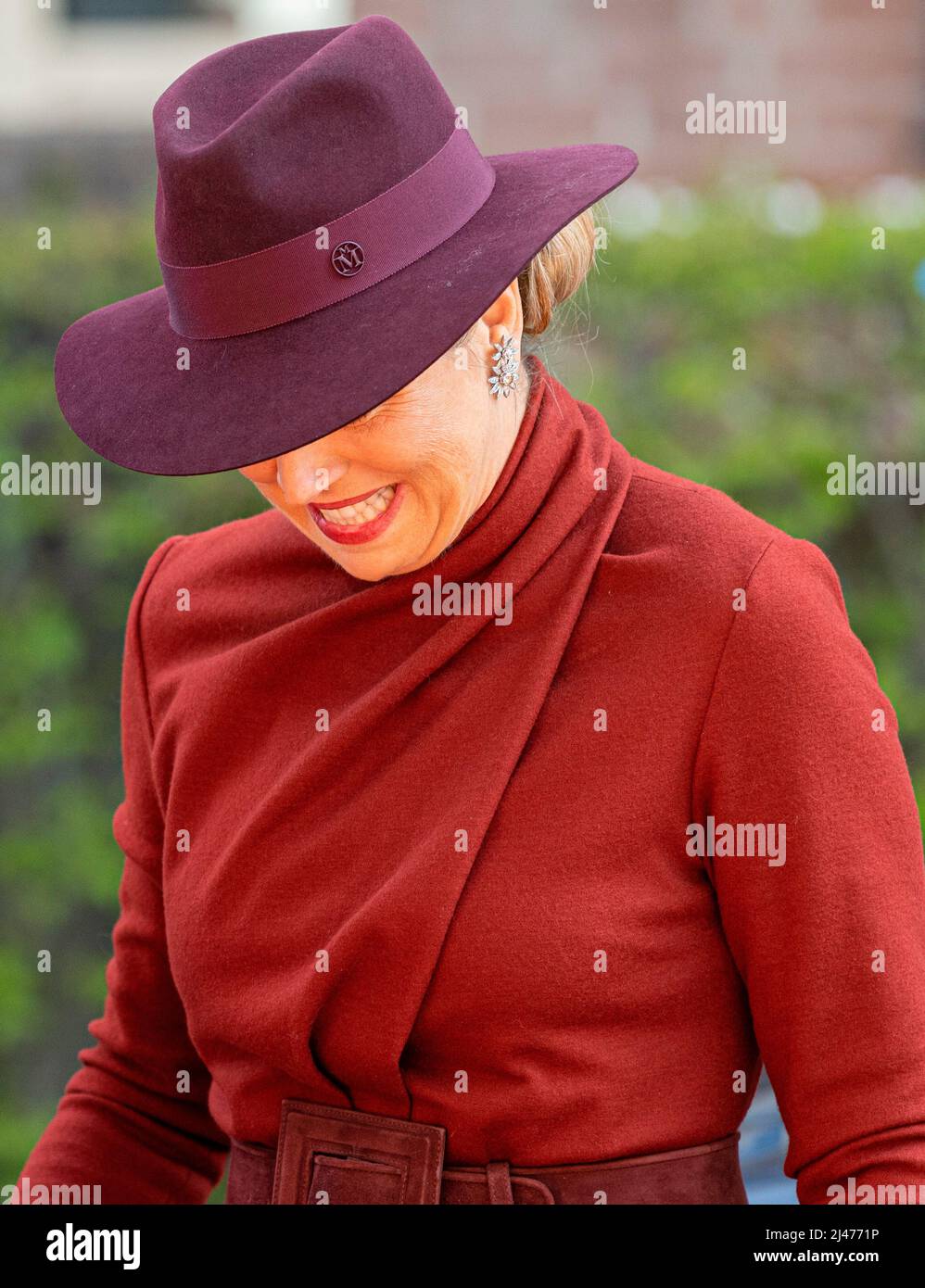 Queen Maxima attend the spring congress of the NVVK, the industry ...