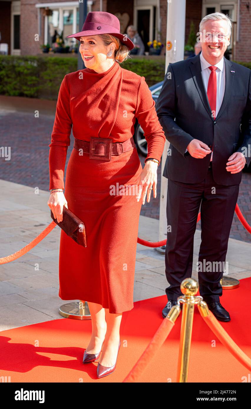 Queen Maxima attend the spring congress of the NVVK, the industry ...