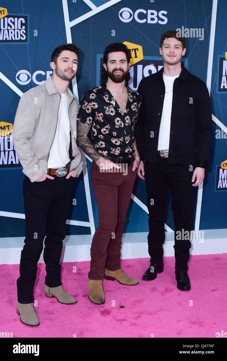 11 April 2022 - Nashville, Tennessee - Garrett Nichols, Colton Pack ...
