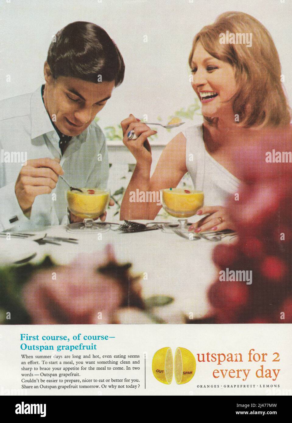 Vintage advert in 1960s magazine hi-res stock photography and images ...