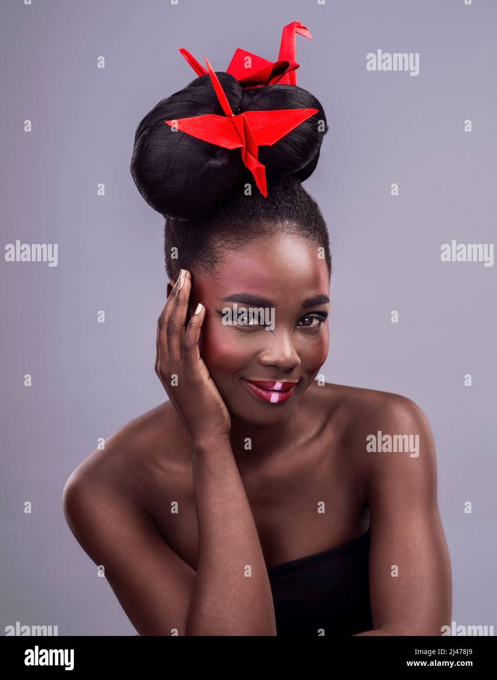 Makeup magnifies beauty that already exists. Studio portrait of a ...