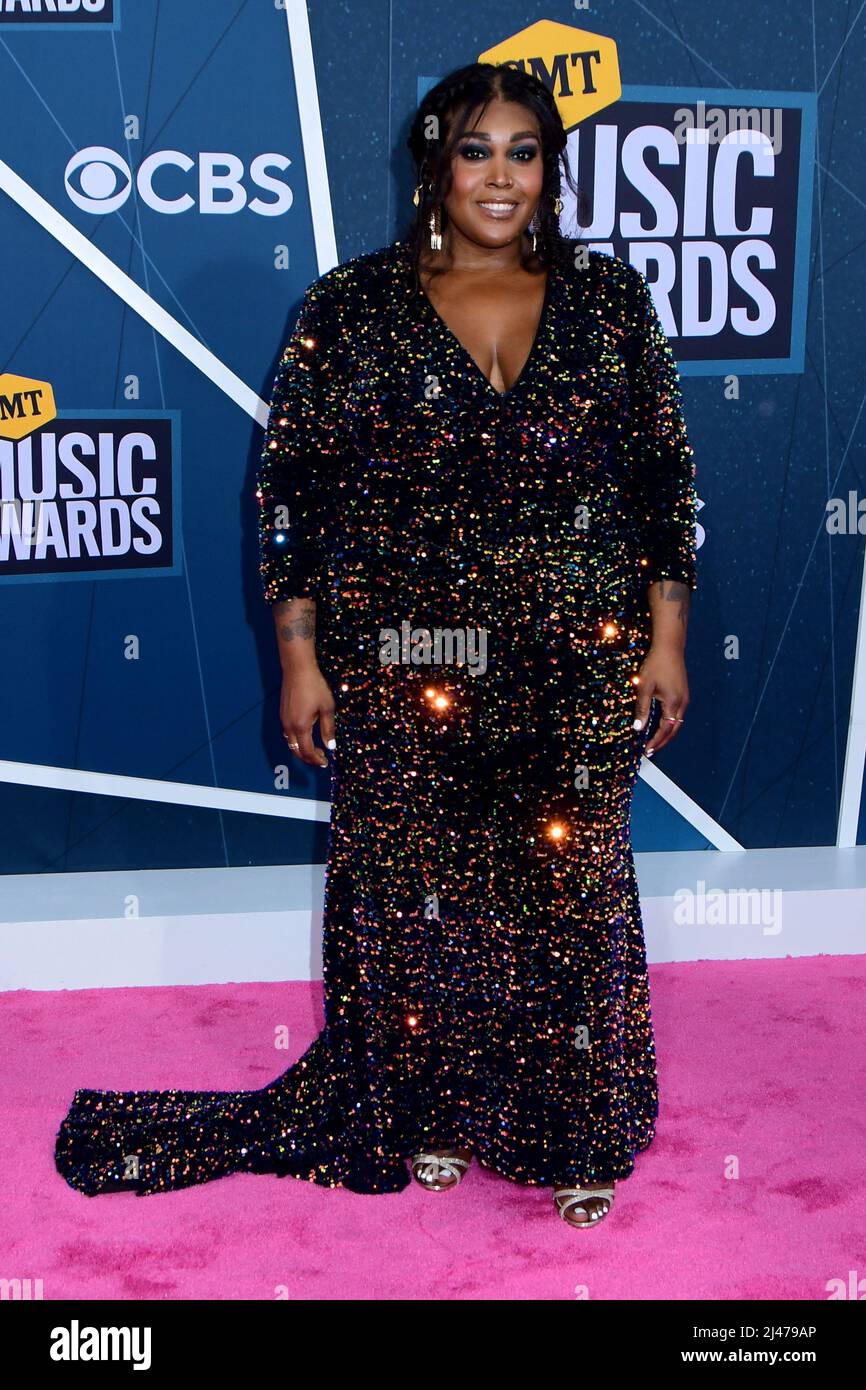 11 April 2022 - Nashville, Tennessee - Brittney Spencer. 2022 CMT Music ...