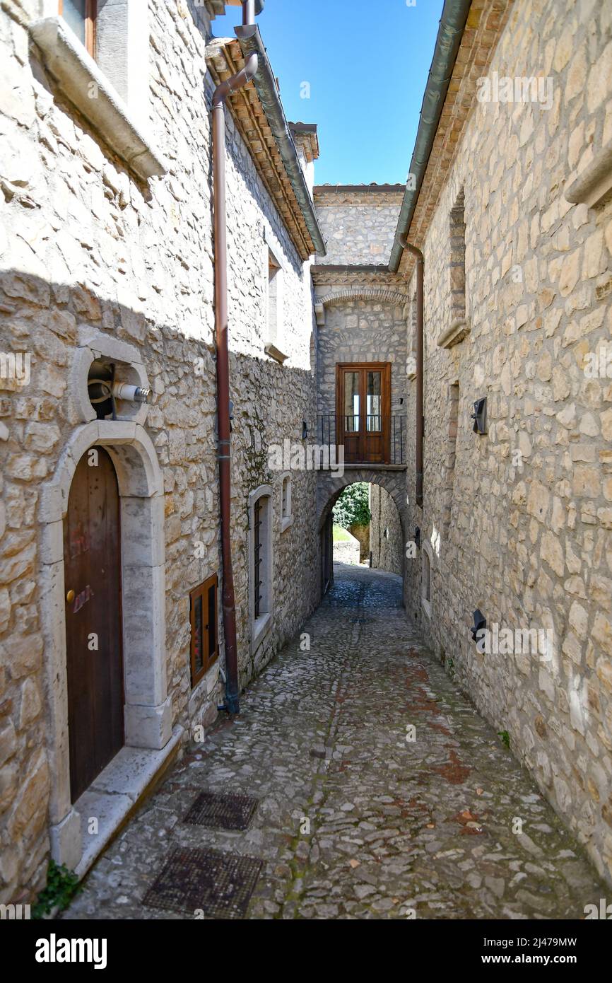 Narrow street in gesualdo hi-res stock photography and images - Alamy