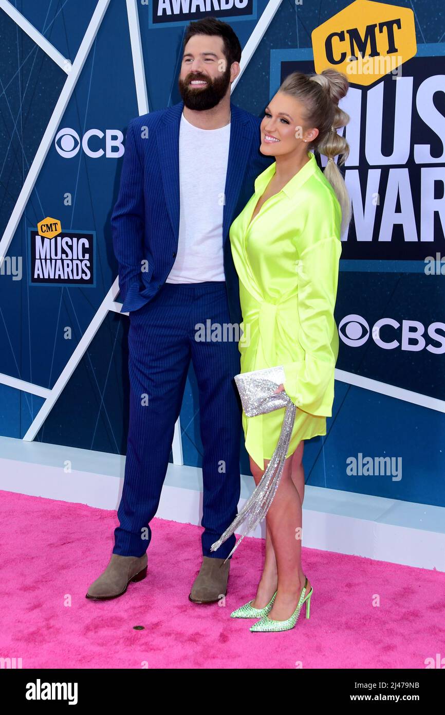 11 April 2022 - Nashville, Tennessee - Jordan Davis, Kristen O'Connor ...