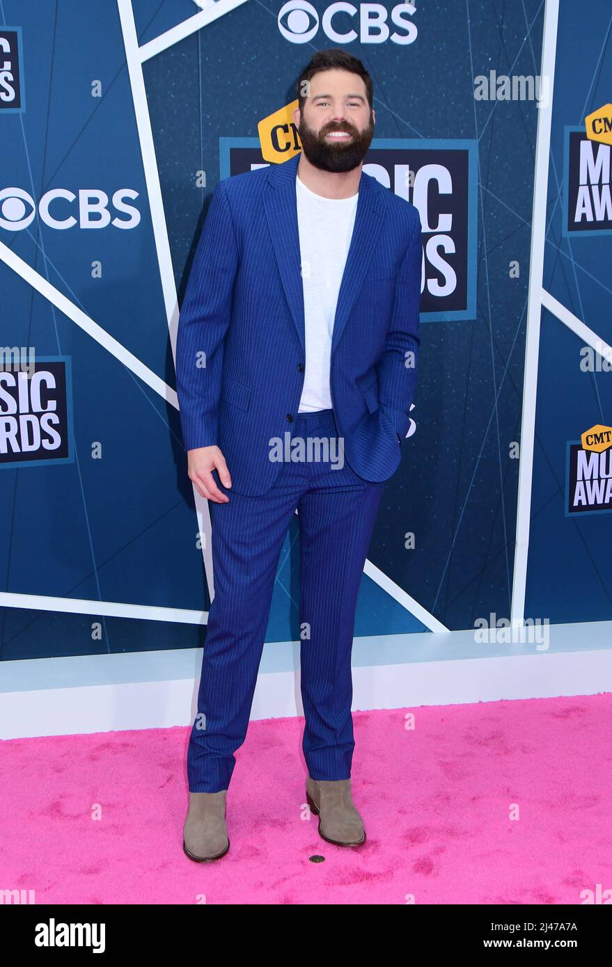 11 April 2022 - Nashville, Tennessee - Jordan Davis. 2022 CMT Music ...