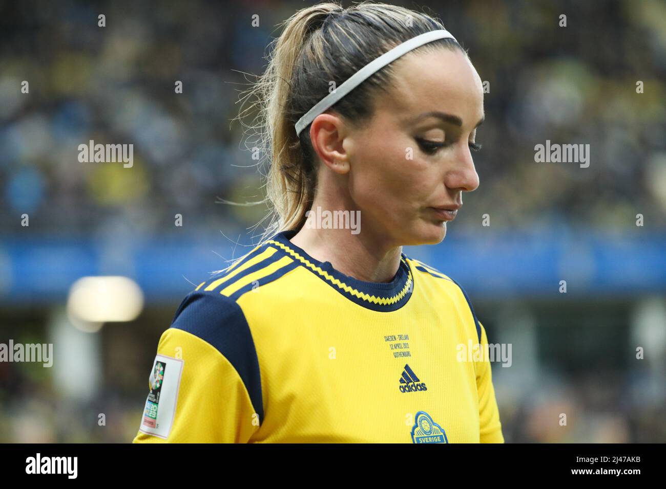 Kosovare Asllani (9 Sweden) during the World Cup 2023 qualification ...