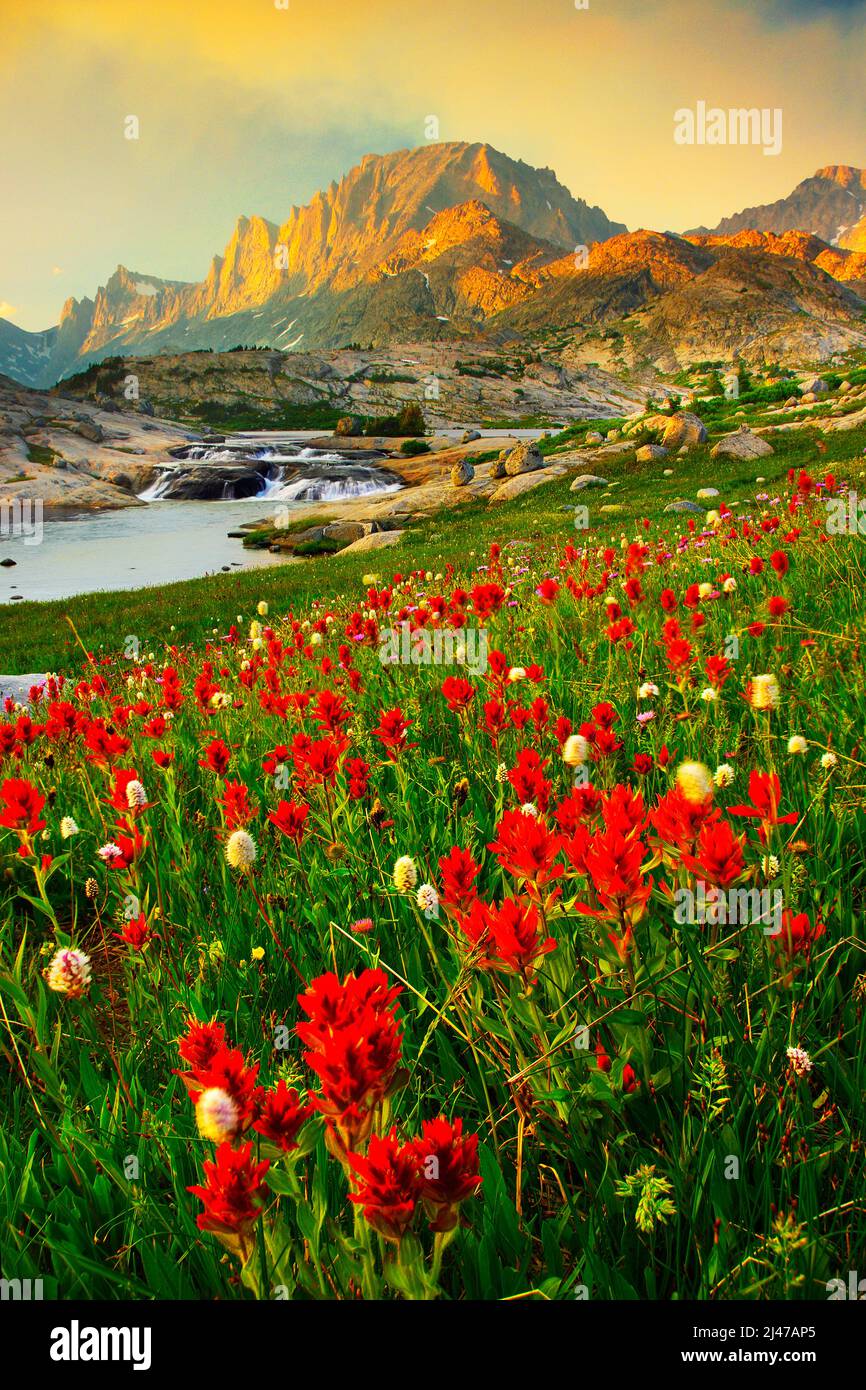 Fremont peak and wind river range hi-res stock photography and images ...