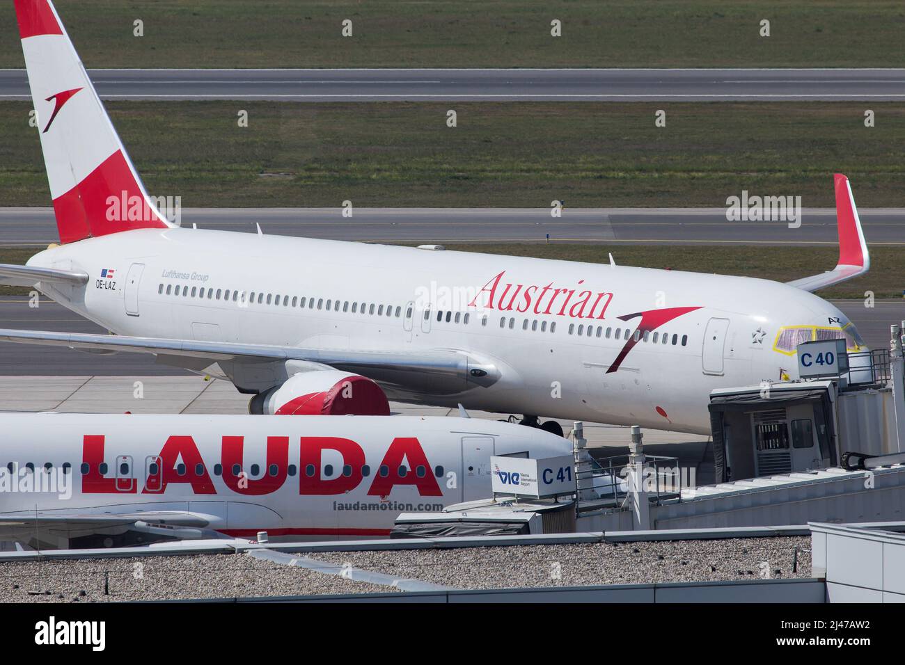Lauda airplane hi-res stock photography and images - Alamy