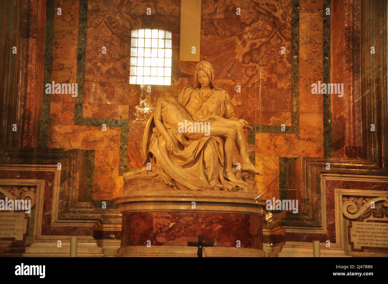 Michelangelo's Pieta, in the Vatican in Rome Italy Stock Photo - Alamy