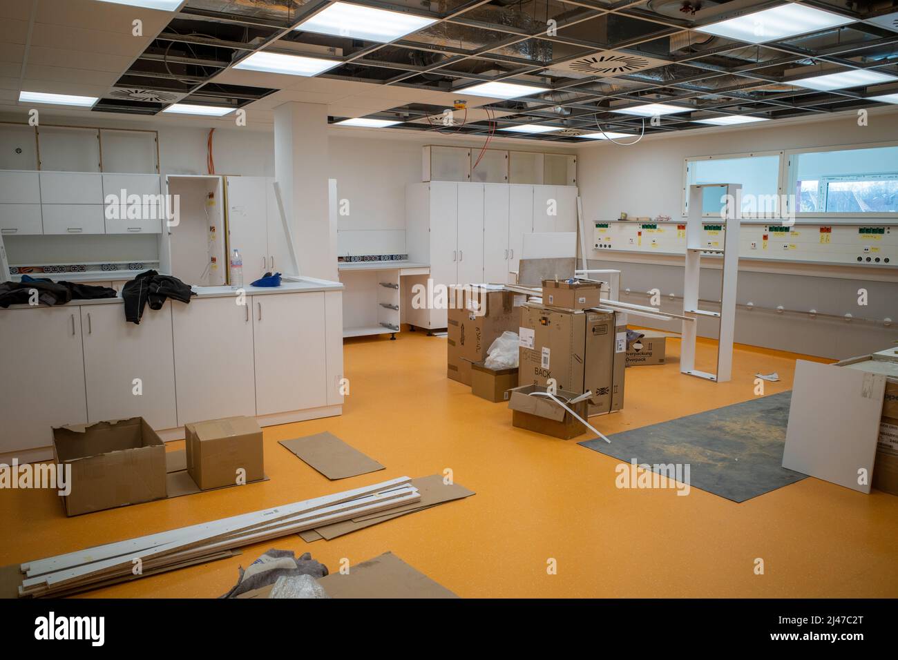 the recovery room is set up in a new operating tract Stock Photo - Alamy