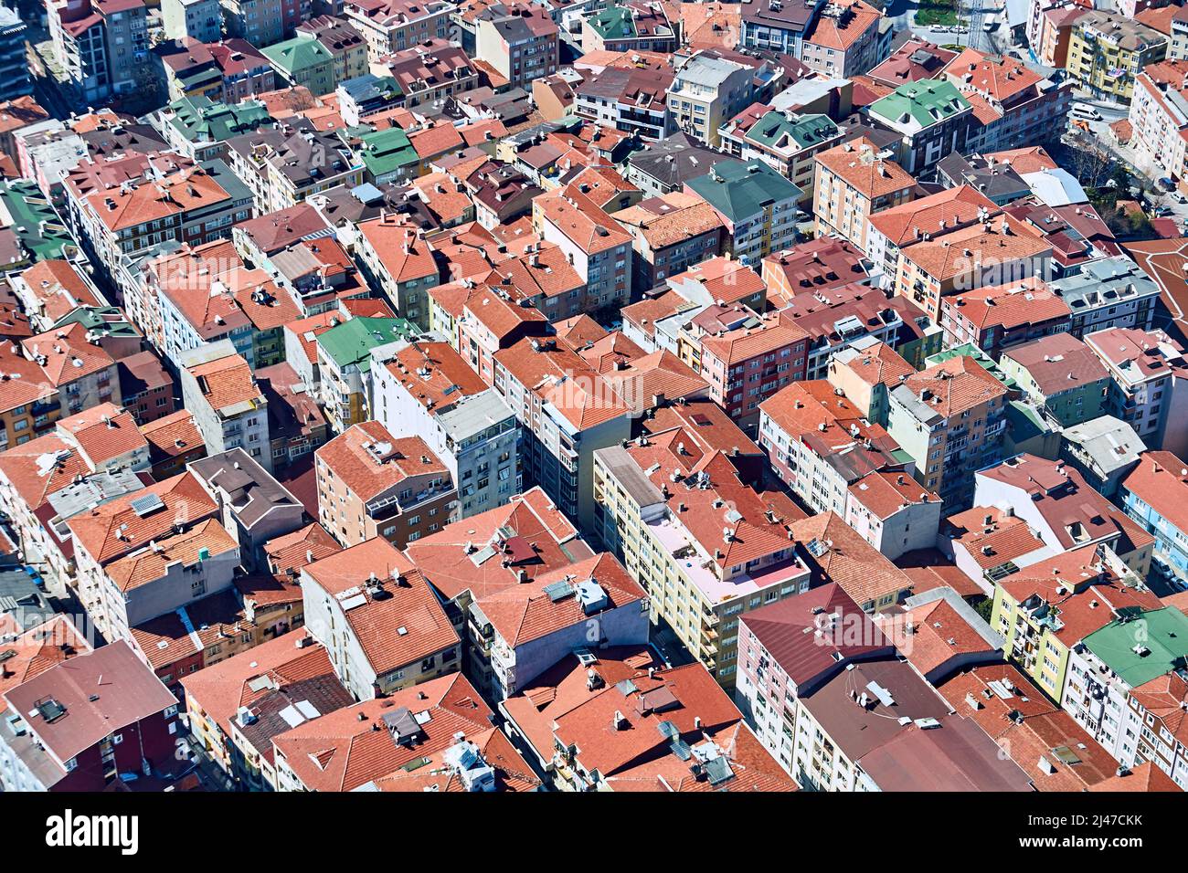 View of the roofs of Istanbul Stock Photo - Alamy