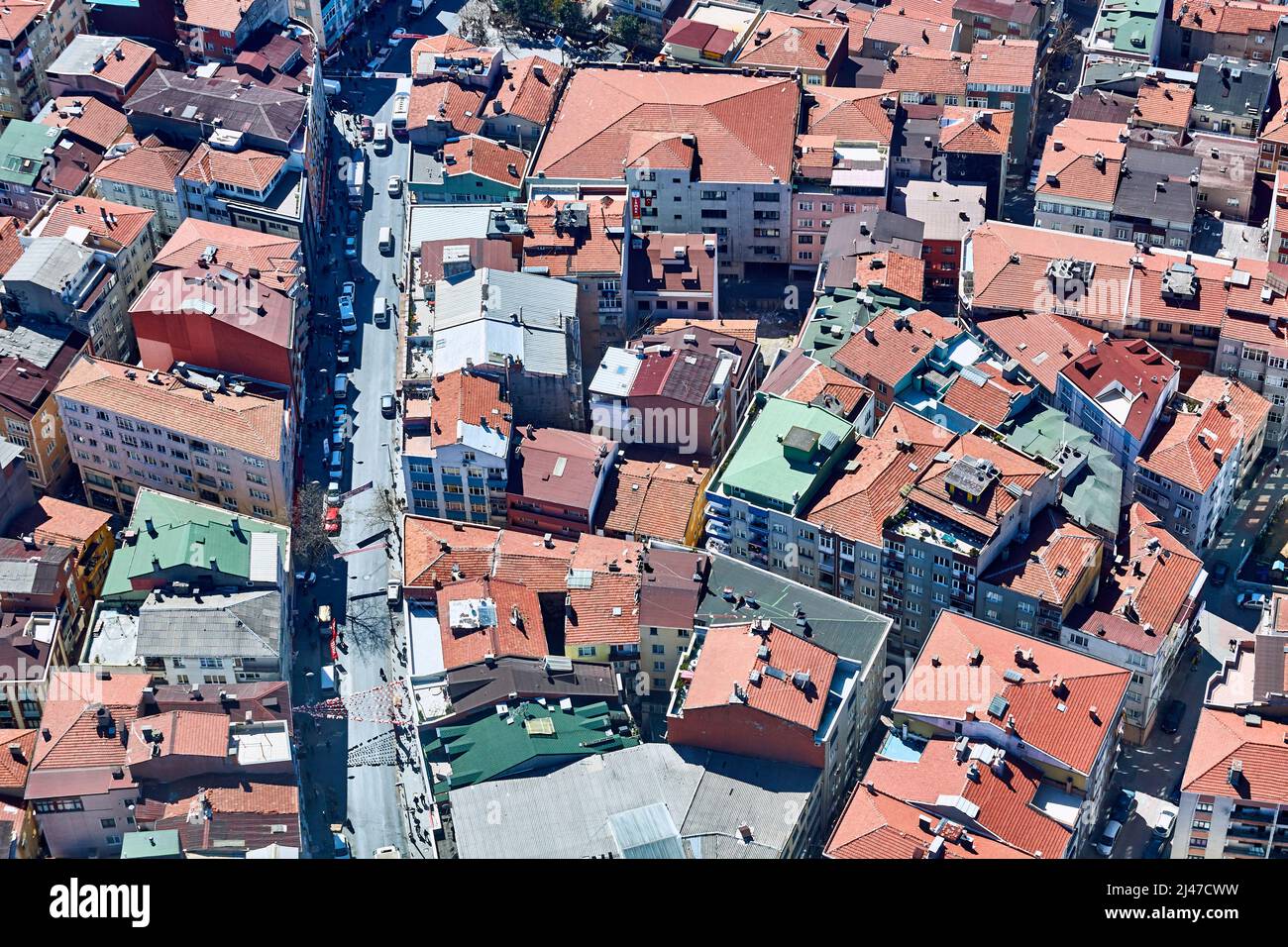 View of the roofs of Istanbul Stock Photo - Alamy