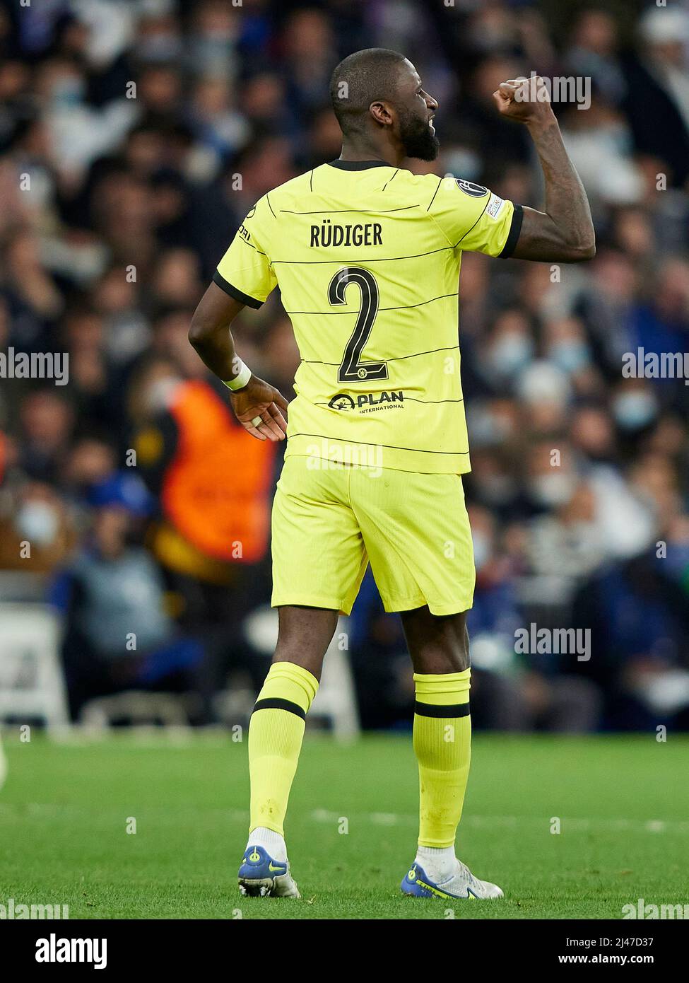 Antonio Rudiger of Chelsea FC during the UEFA Champions League match ...