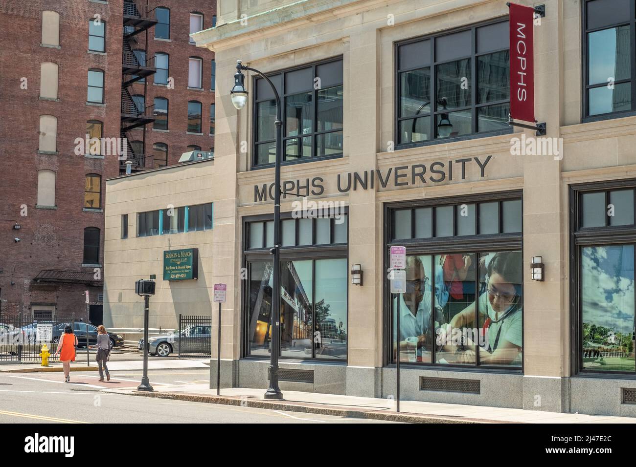 One of the buildings owned by Mass College of Pharmacy in Worcester ...