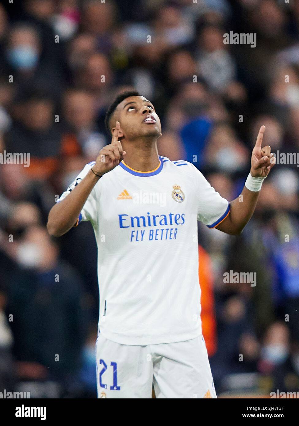 Rodrygo Goes of Real Madrid during the UEFA Champions League match ...