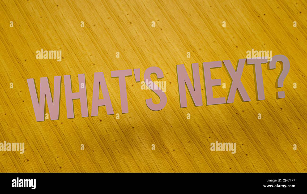 what is next Stock Photo - Alamy