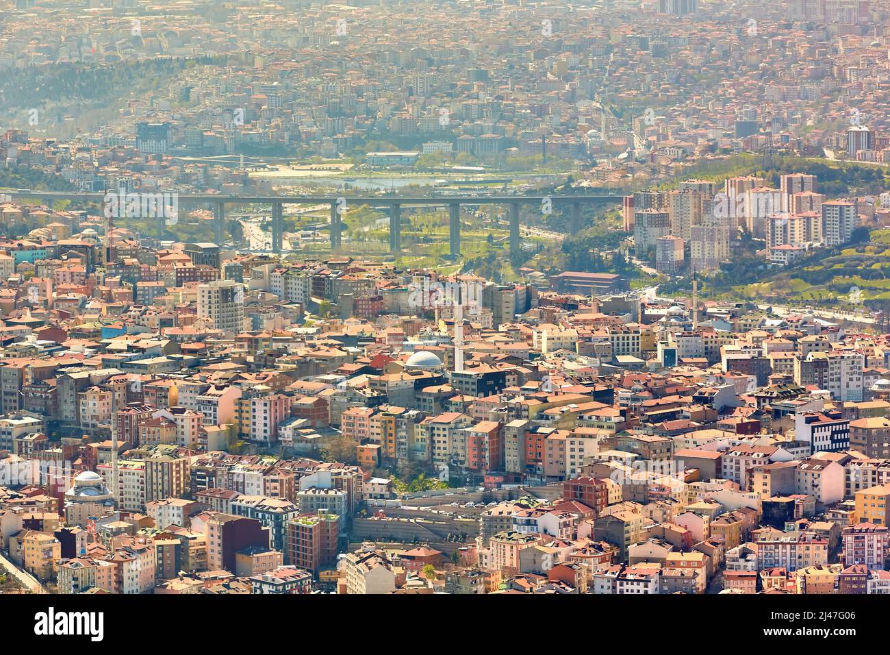 Urban landscape of European side of Istanbul Stock Photo - Alamy