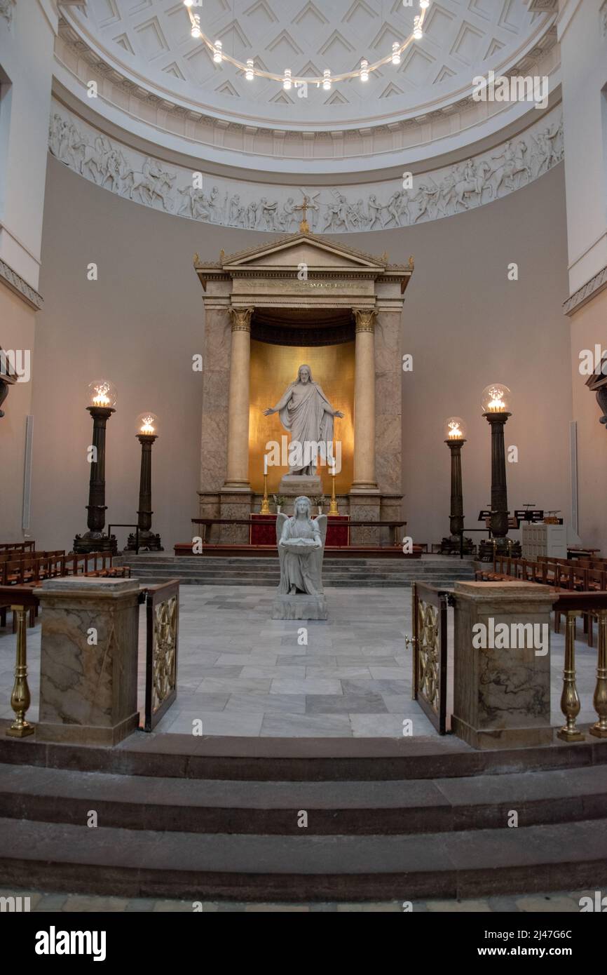 The Christ Figure and The Angel of Baptism by Bertel Thorvaldsen in ...