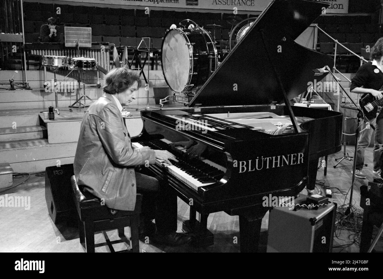 English jazz musician Stan Tracey performing at the Royal Albert Hall ...