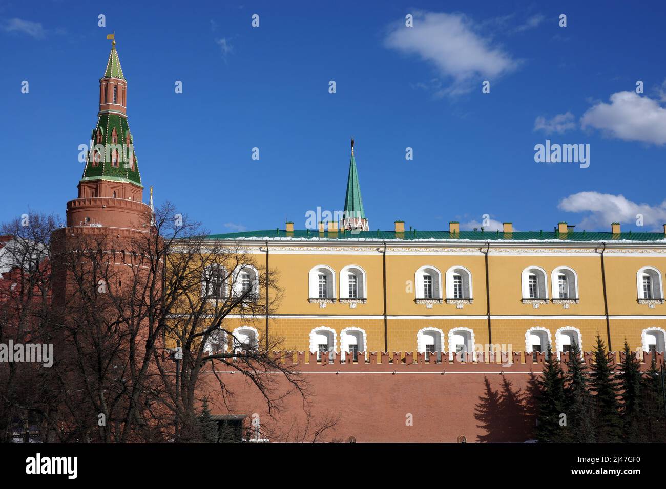 Red Brick Building Behind Blue And White Sign High Resolution Stock ...