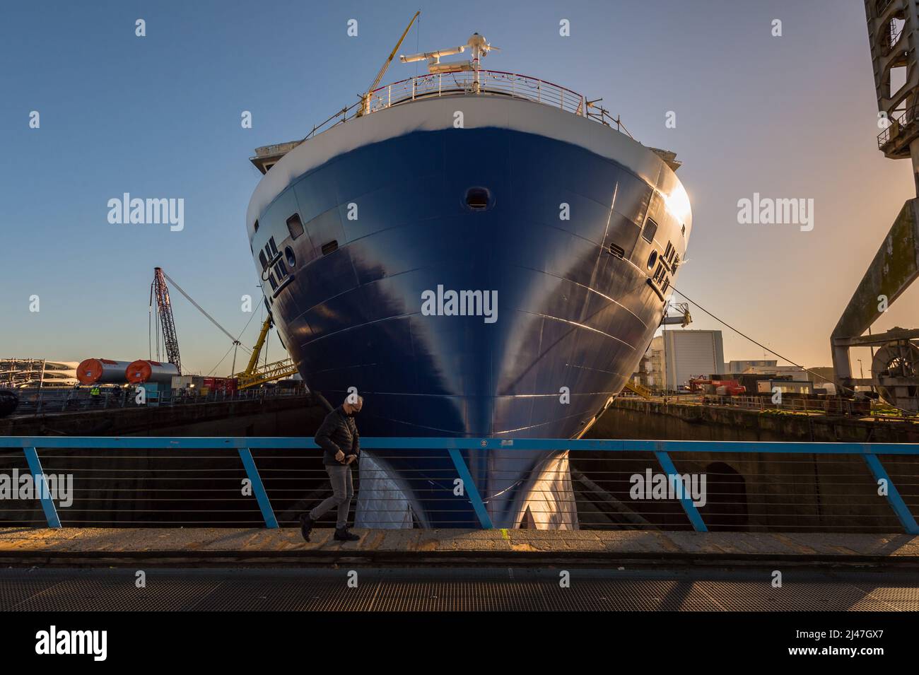 Liner celebrity beyond in shipyard hi-res stock photography and images ...