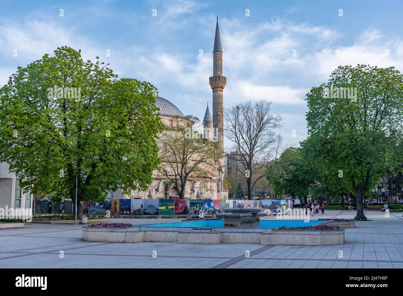 Razgrad, Bulgaria, April 30, 2021: Ibrahim Pasha mosque in a bulgarian ...