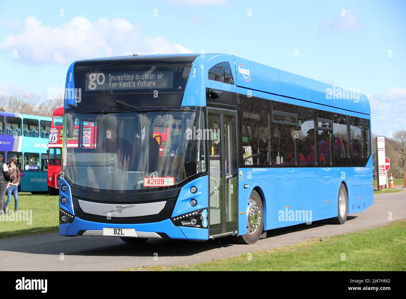 Single decker volvo bus hi-res stock photography and images - Alamy