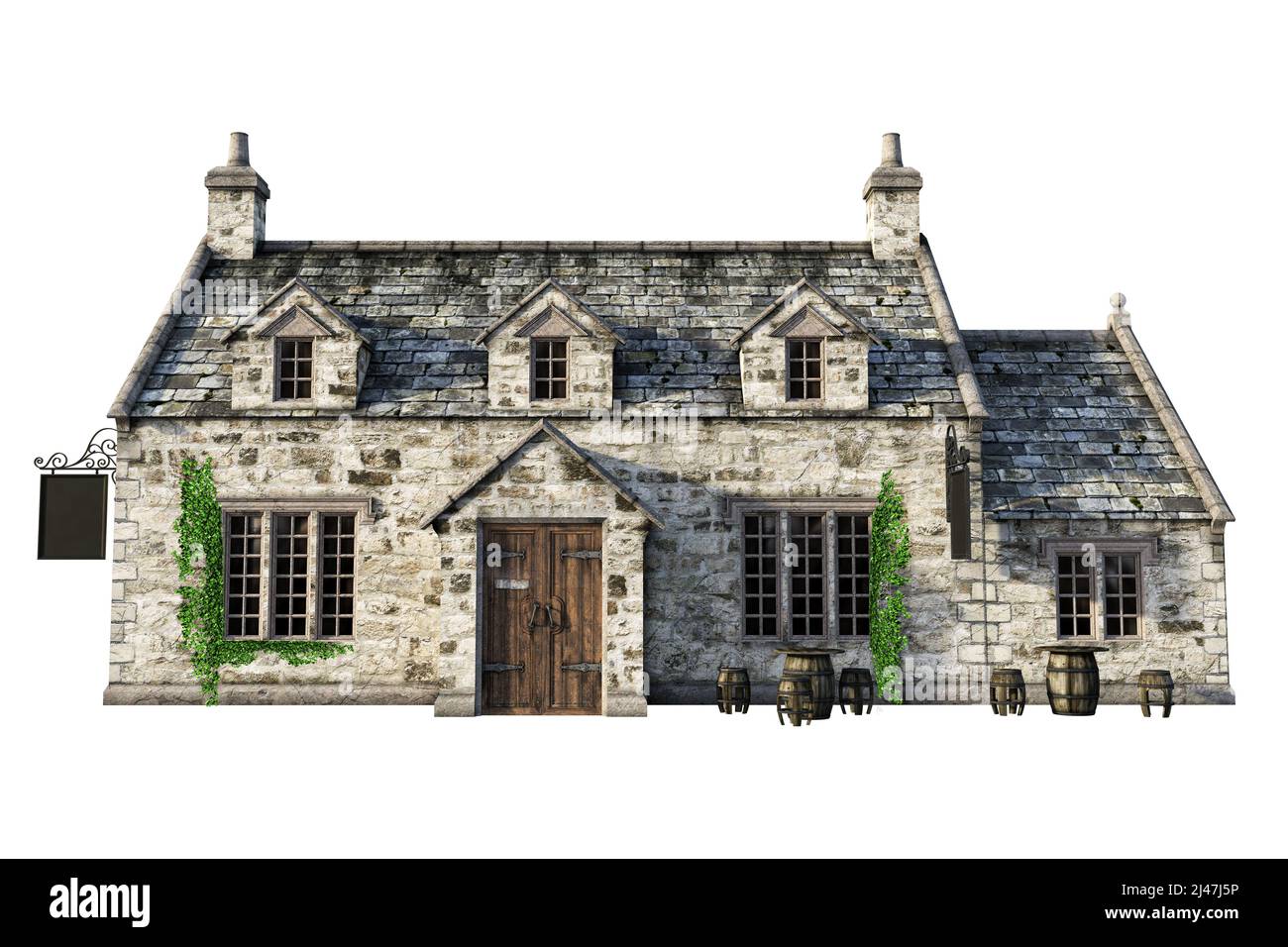 Carriage house cottage Cut Out Stock Images & Pictures - Alamy
