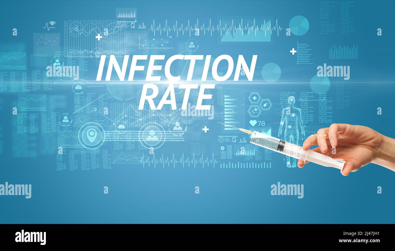 Syringe needle with virus vaccine Stock Photo - Alamy