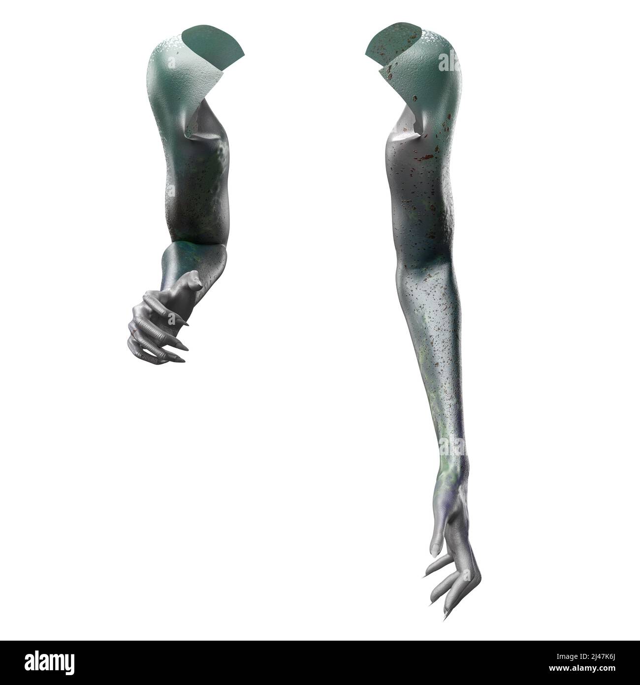 Isolated fantasy hand gestures, 3D Illustration, 3D Rendering Stock ...