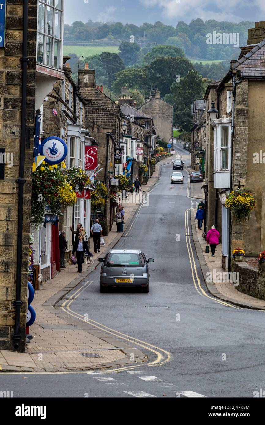 UK, England. Street Scene, Pateley Bridge, Yorkshire Stock Photo - Alamy