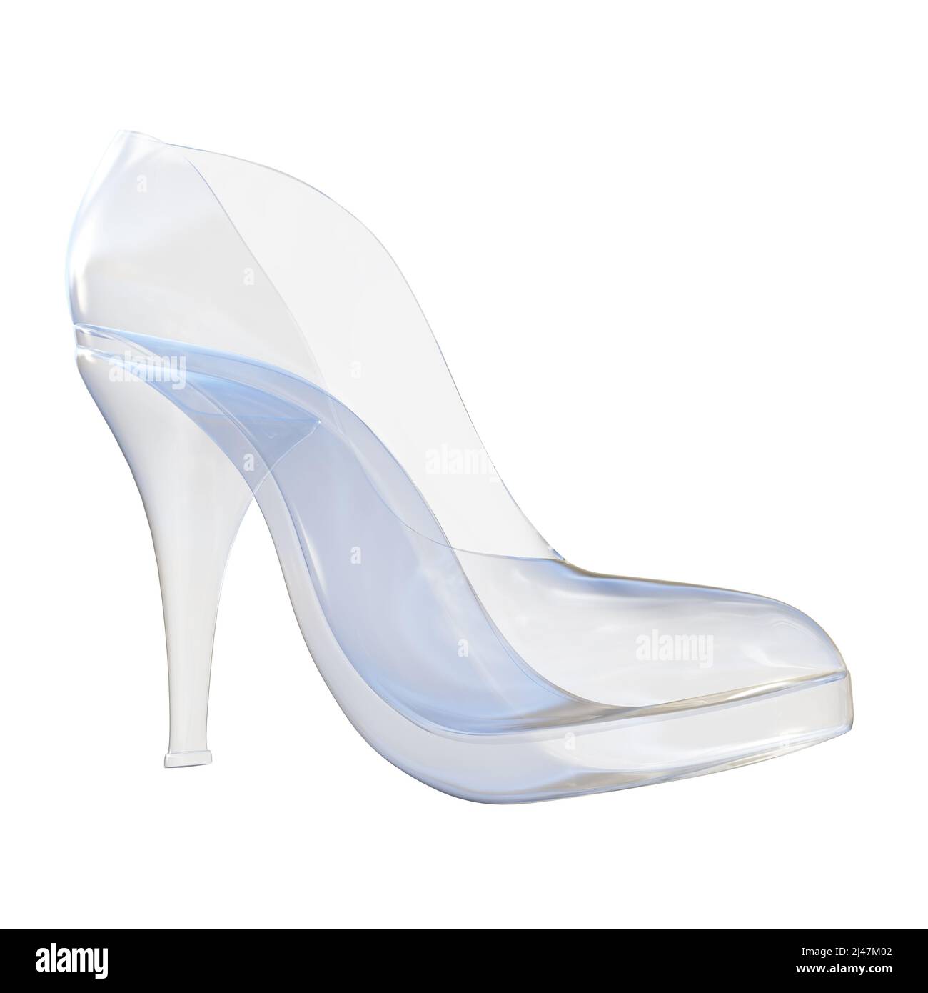 Glass Shoe, 3D Rendering, 3D Illustration Stock Photo - Alamy
