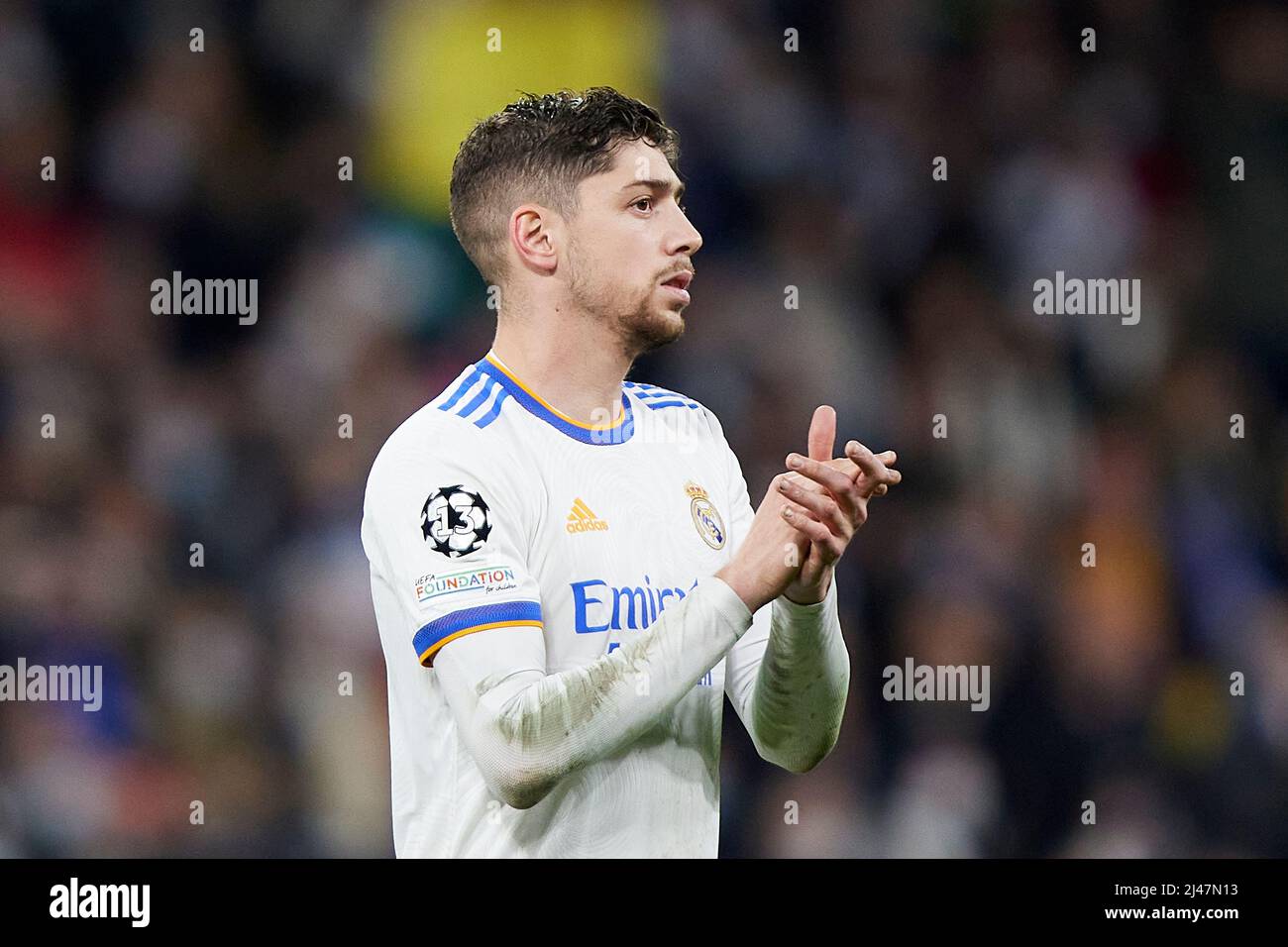 Federico Valverde of Real Madrid during the UEFA Champions League match ...
