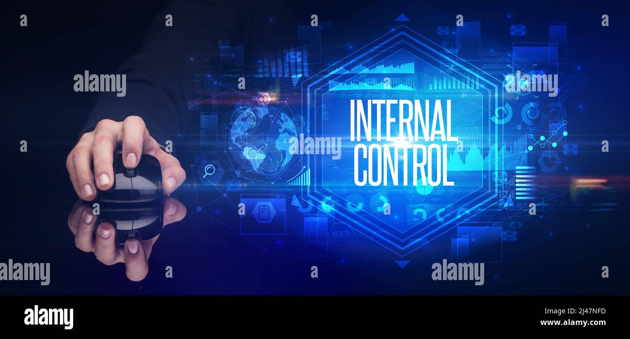 hand holding wireless peripheral, cyber security concept Stock Photo ...