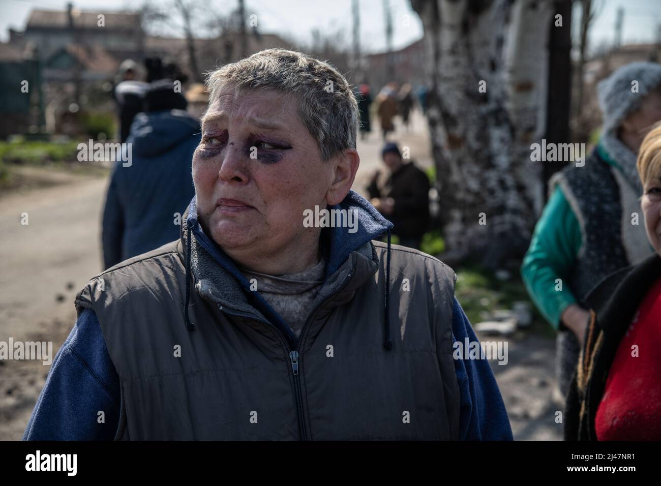 Ukraine Woman Cry High Resolution Stock Photography and Images - Alamy
