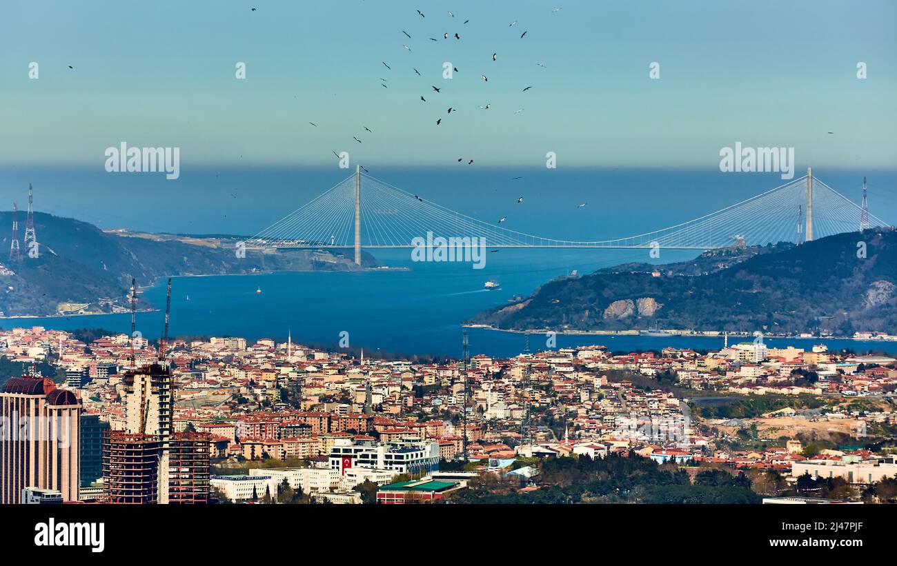 Third Bridge, Yavuz Sultan Selim Bridge Stock Photo - Alamy