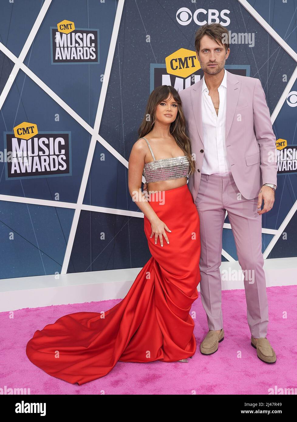 Nashville, USA. 11th Apr, 2022. Maren Morris, Ryan Hurd attend the 2022 ...