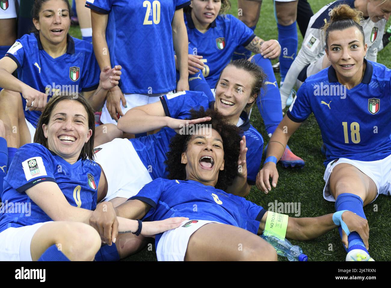 Final joy (Italy) during the FIFA "Womens World Cup 2023 qualifying ...