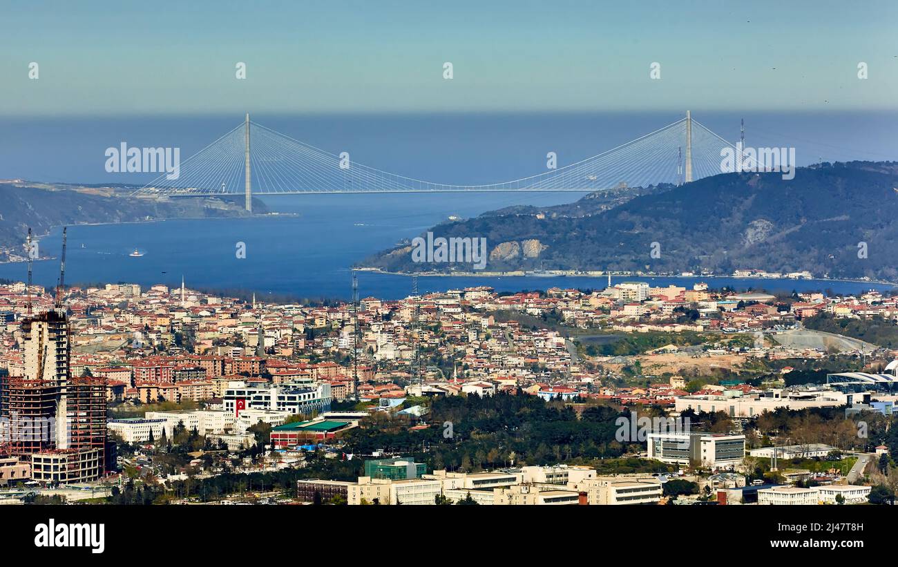 Third Bridge, Yavuz Sultan Selim Bridge Stock Photo - Alamy